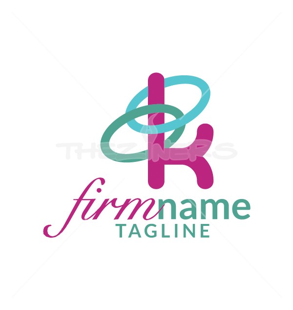 K Letter Ring Logo