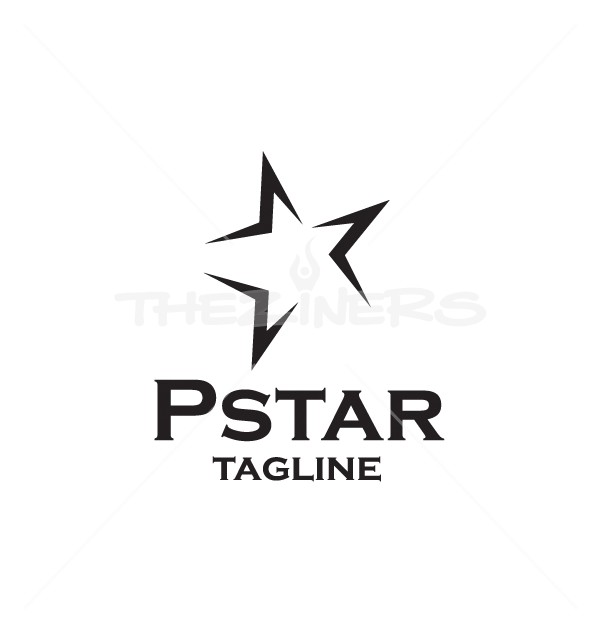 P Star Group Letter Elite Logo Template