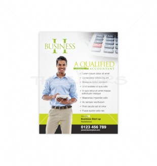 Chartered Accountants Flyer Design Template